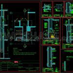 198.Autocad detailed drawing of the waste pouring pipe For Download (1 ...