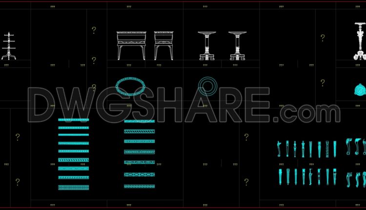 232.Free Chinese Furniture Blocks - Free Cad Blocks, download DWG ...