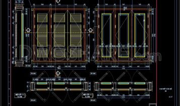 82.Free Download of Sand Trap Detail Autocad Drawing DWG