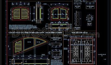 449. Free Download Detailed CAD Drawings of Stairs and Elevator Shaft