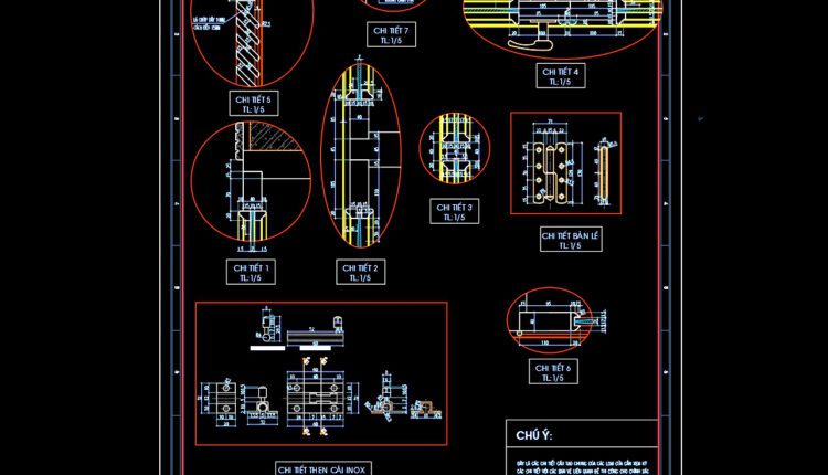 419.Detailed AutoCAD Drawings Of Windows For Download (2) - Free Cad ...