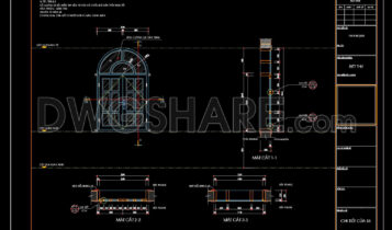 Tourist Resort Plan and Elevation AutoCAD File DWG