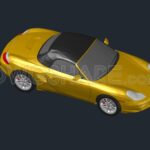 84.Autocad Drawing Of Porsche Boxter S For Download - Free Cad Blocks ...