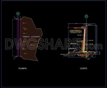98.Autocad Drawing Of Retaining Wall Section Details For Download
