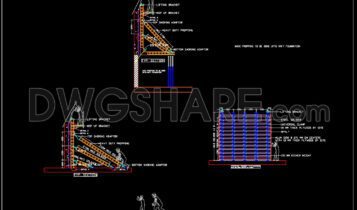 91. Free Download of CAD Drawings for Rotary Drilling Rig