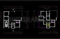 22. Free CAD Drawing Modern Sectional Sofa