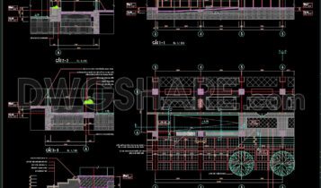 Outdoor Theater Design Plan AutoCAD File DWG