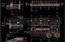 29. Free Download of CAD Drawings – Layout of a Physiotherapy Clinic Center
