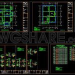 204.Structural Drawings Of 4-Story House A Complete Project 12.3x16.7m ...
