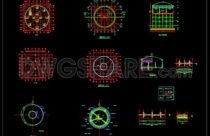 323. Free download of drawings for various types of outdoor camping tents