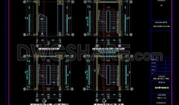 675. CAD DWG Template – Passenger Hoist Lift Plan