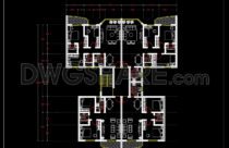 Custom House Network Plan AutoCAD File Free Download