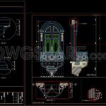 207.Detailed AutoCAD drawings of vertical facades in classical ...