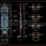 210.Detailed AutoCAD drawings of vertical facades in classical ...