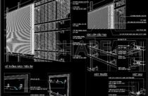 215. Detailed CAD drawing of the wall structure and layers of building ...