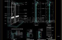 213. Detailed CAD drawing for the design of a display panel structure