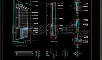 Private University Plan and Elevation AutoCAD File DWG