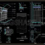 216. Detailed CAD drawings of vertical facades in Modern architecture ...
