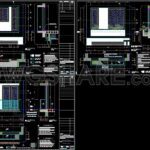 216. Detailed CAD drawings of vertical facades in Modern architecture - Free Cad Blocks ...