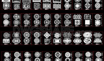 79.Autocad Drawings Of Pile Cap Layout and Sections Details For Download