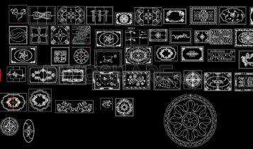 156.Flooring Tiles Layout Plan Free AutoCAD drawings