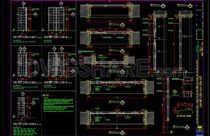 372. Download detailed CAD drawings of solid wood wall cladding for villas