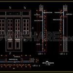 446.Detailed AutoCAD Drawings Of Doors For Download (1) - Free Cad ...