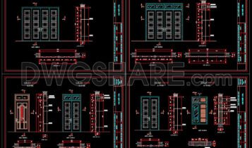 319. Door handle CAD Blocks Free Download