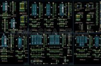 38.Electric Pole AutoCAD Blocks