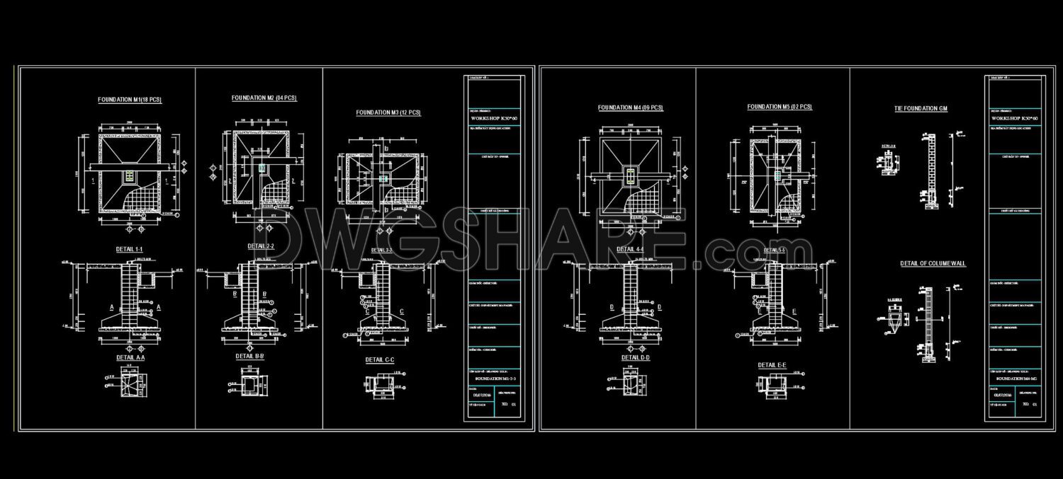 49.Autocad Drawings Of Steel Factory Plan, Sections and Elevation 50m x ...