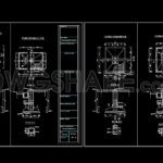 49.Autocad Drawings Of Steel Factory Plan, Sections and Elevation 50m x ...
