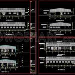 50.Autocad Drawings Of Steel Factory Plan, Sections and Elevation 20.4m ...