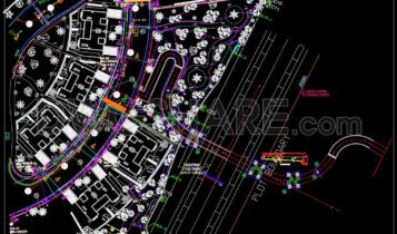 82.Autocad Drawing Of Municipality Site Plan For Free Download