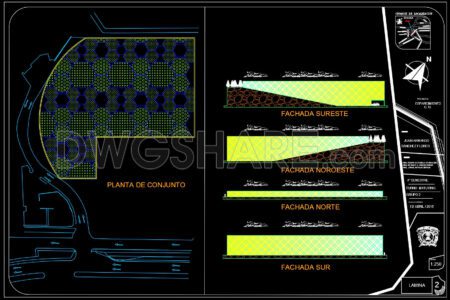 8. Download detailed CAD drawing of the public parking lot