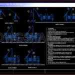 AutoCAD drawings of sequence of pressing pile and sequence of pressing ...