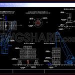 AutoCAD drawings of sequence of pressing pile and sequence of pressing ...