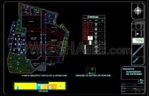 37.Proposed plan of a convention centre AutoCAD File DWG