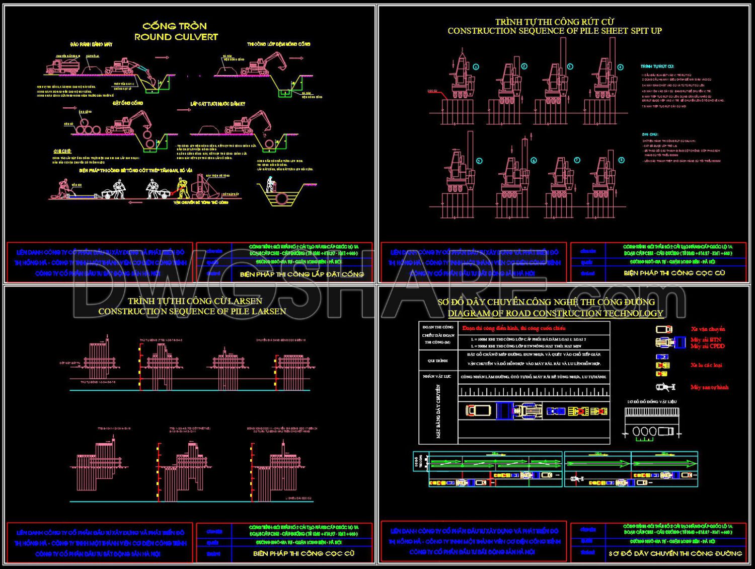 CAD drawings Preparation work for the construction of the national ...