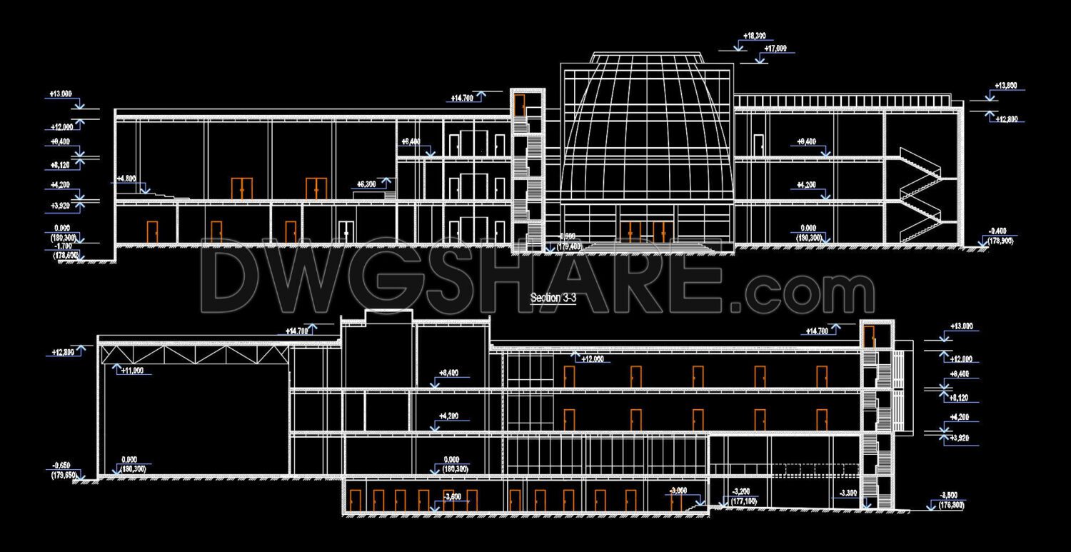 Cad Drawings Of Kindergarten For Download