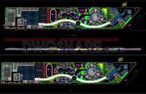 50.Multi Level Parking Cars Plan and Elevations CAD