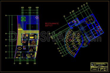 Included are AutoCAD drawings of the functional layouts for the hotel