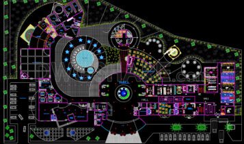 A Place for Rest, Pause + Meditation AutoCAD file free download