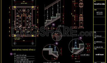 10.Download Free Cad Block of an Escalator in Plan and Elevation