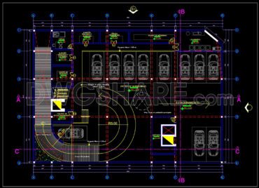 11. Download detailed CAD drawing of the public parking lot