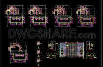 Pharmacy Design Plan and Elevation AutoCAD File DWG