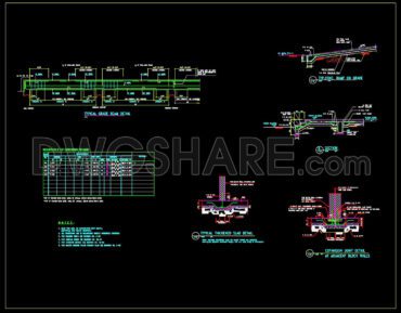 138. Cad Drawing Of Grade Beam and Ramp on Grade Reinforcement Concrete ...