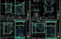 252. CAD blocks of coffee tables and tea tables