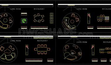 253. CAD blocks of indoor and outdoor seating chairs