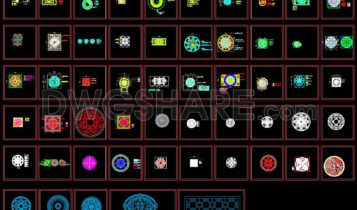 156.Flooring Tiles Layout Plan Free AutoCAD drawings