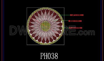 255 Autocad Colors blocks in AutoCAD free download